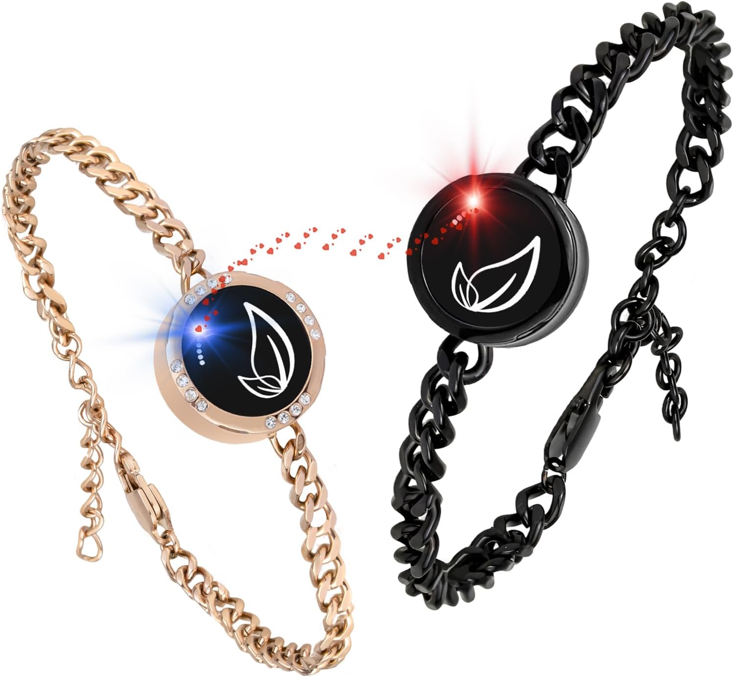Dacida Long Distance Touch Bracelets,Couples Bracelets, Remote Smart M
